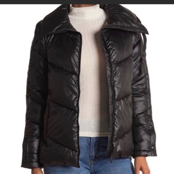 Sam Edelman | Jackets & Coats | Samedelman Black Super Puffercold ...
